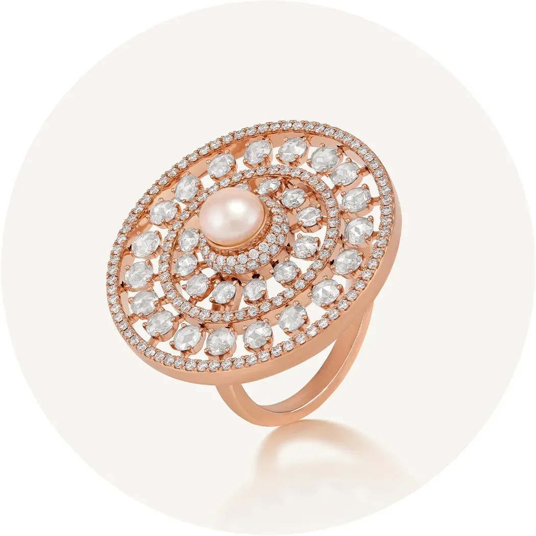 Entwine Collection: Rose & White Gold jewelry | ANEKA