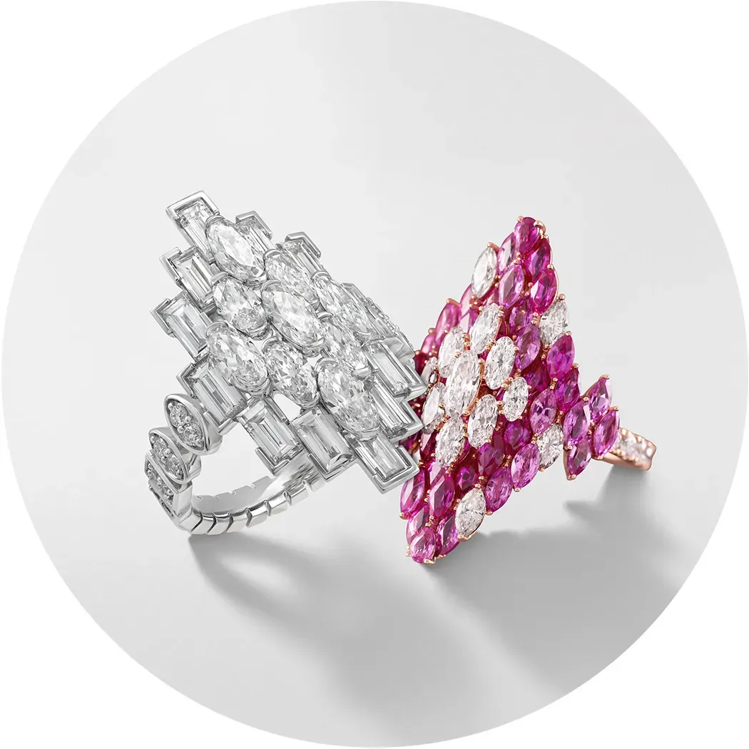 Entwine Collection: Rose & White Gold jewelry | ANEKA