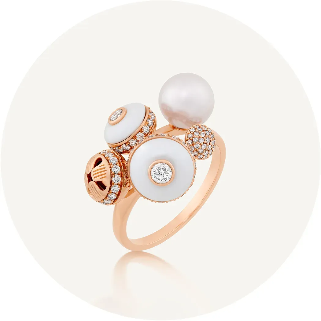Entwine Collection: Rose & White Gold jewelry | ANEKA