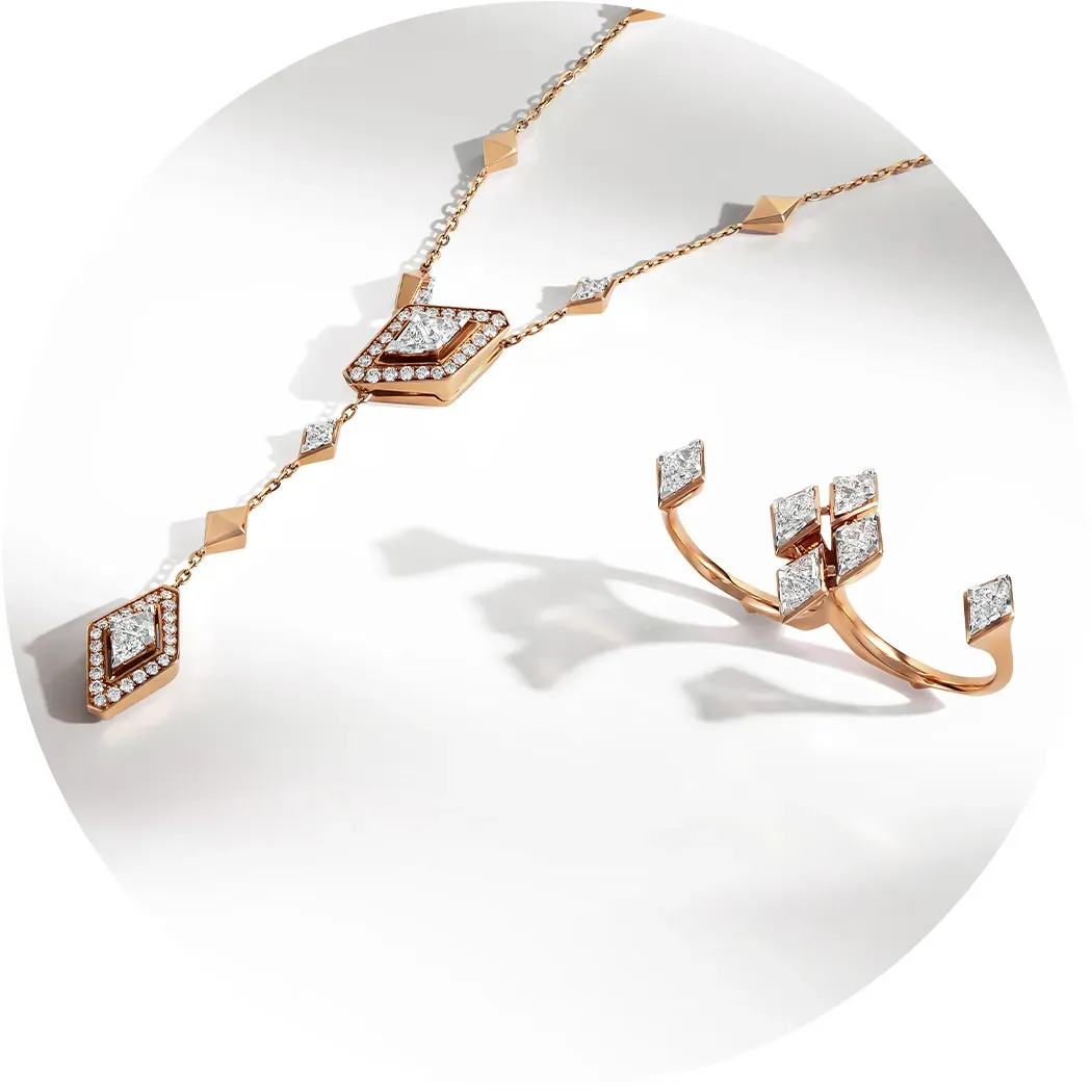Limitless Collection: Rose & White Gold jewelry | ANEKA