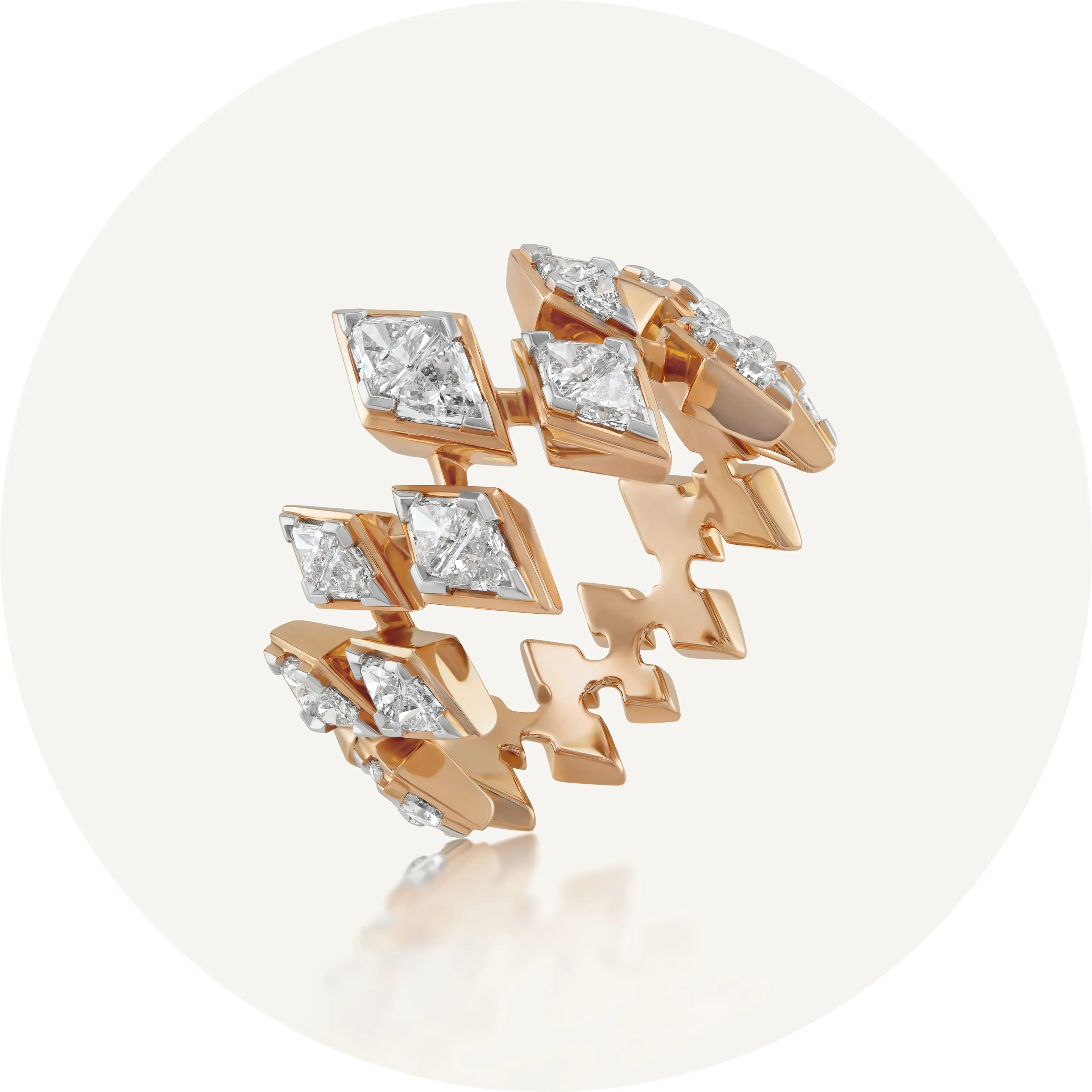 Entwine Collection: Rose & White Gold jewelry | ANEKA